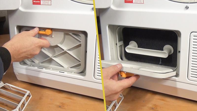 Trockner Fehlermeldung Luftwege reinigen  Miele 